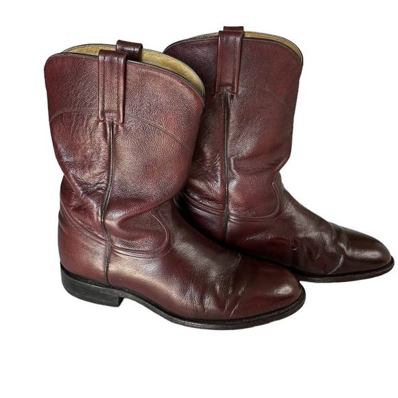 Dan Post | Shoes | Dan Post Mens D Black Cherry Bull Hide Leather Roper ...